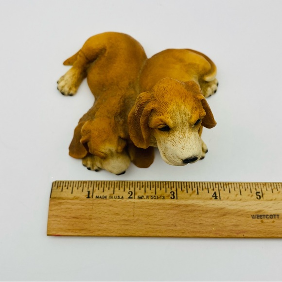 castanga | Art | Vintage 989 Bassett Hound Dogs Figurine Original By ...